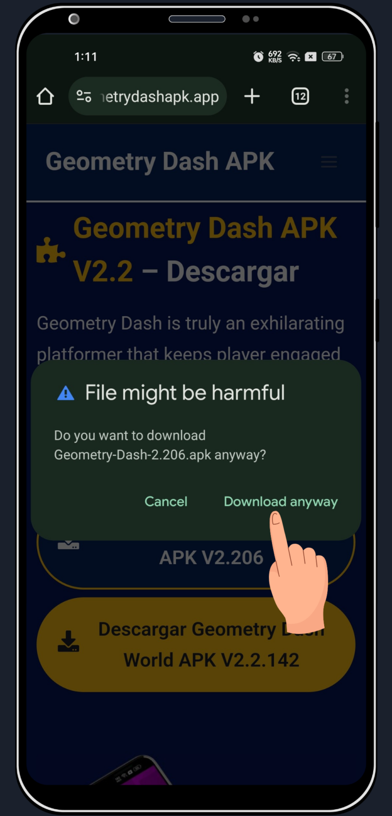 Geometry Dash APK (Todo Desbloqueado) V2.2 Descargar 2026