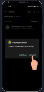 Geometry Dash APK Descargar V2.2.143 (Todos Los Niveles)